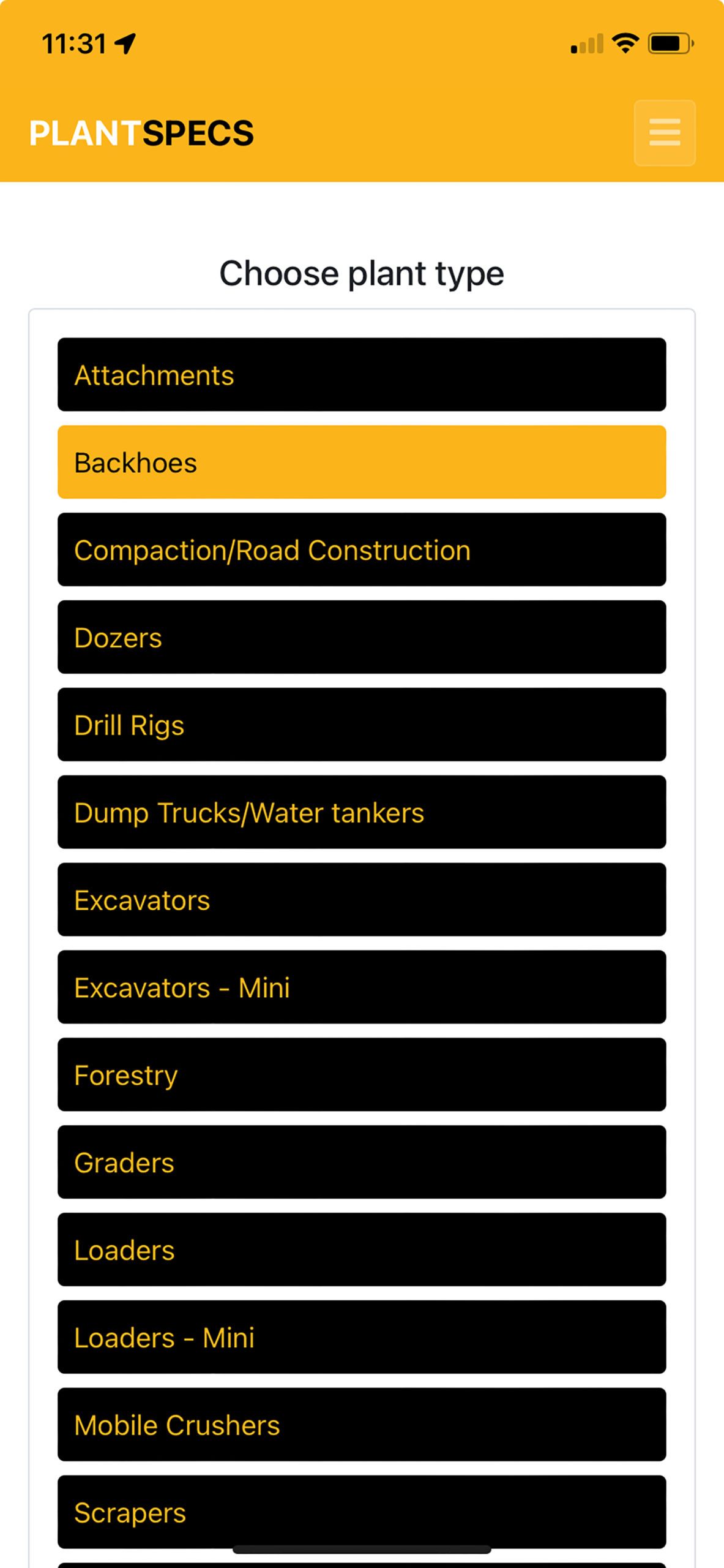 Plant Specs Online – Australia’s Leading Earthmoving Database